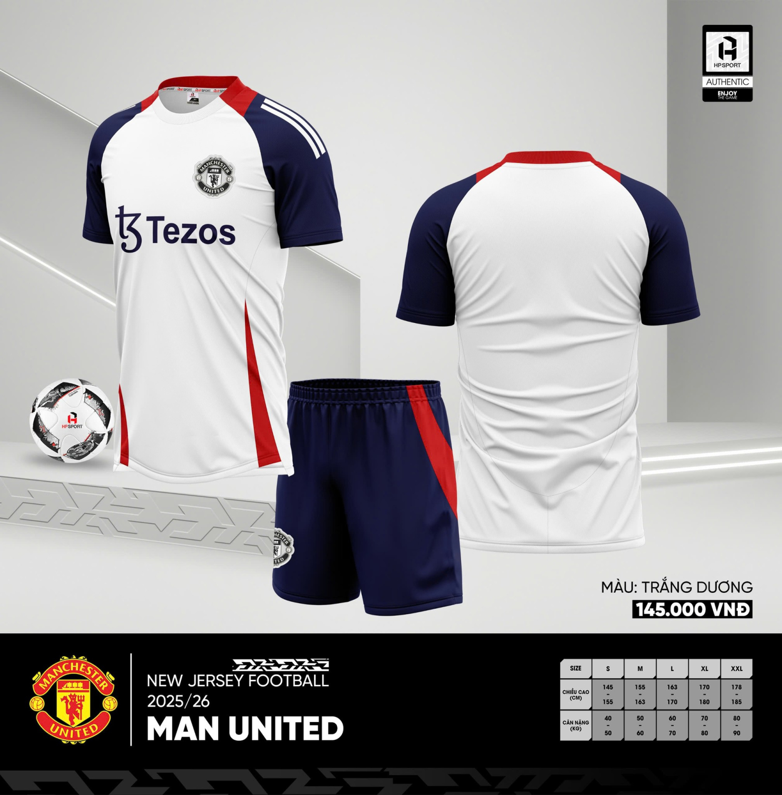 Áo CLB Man United sân khách 2025-2026